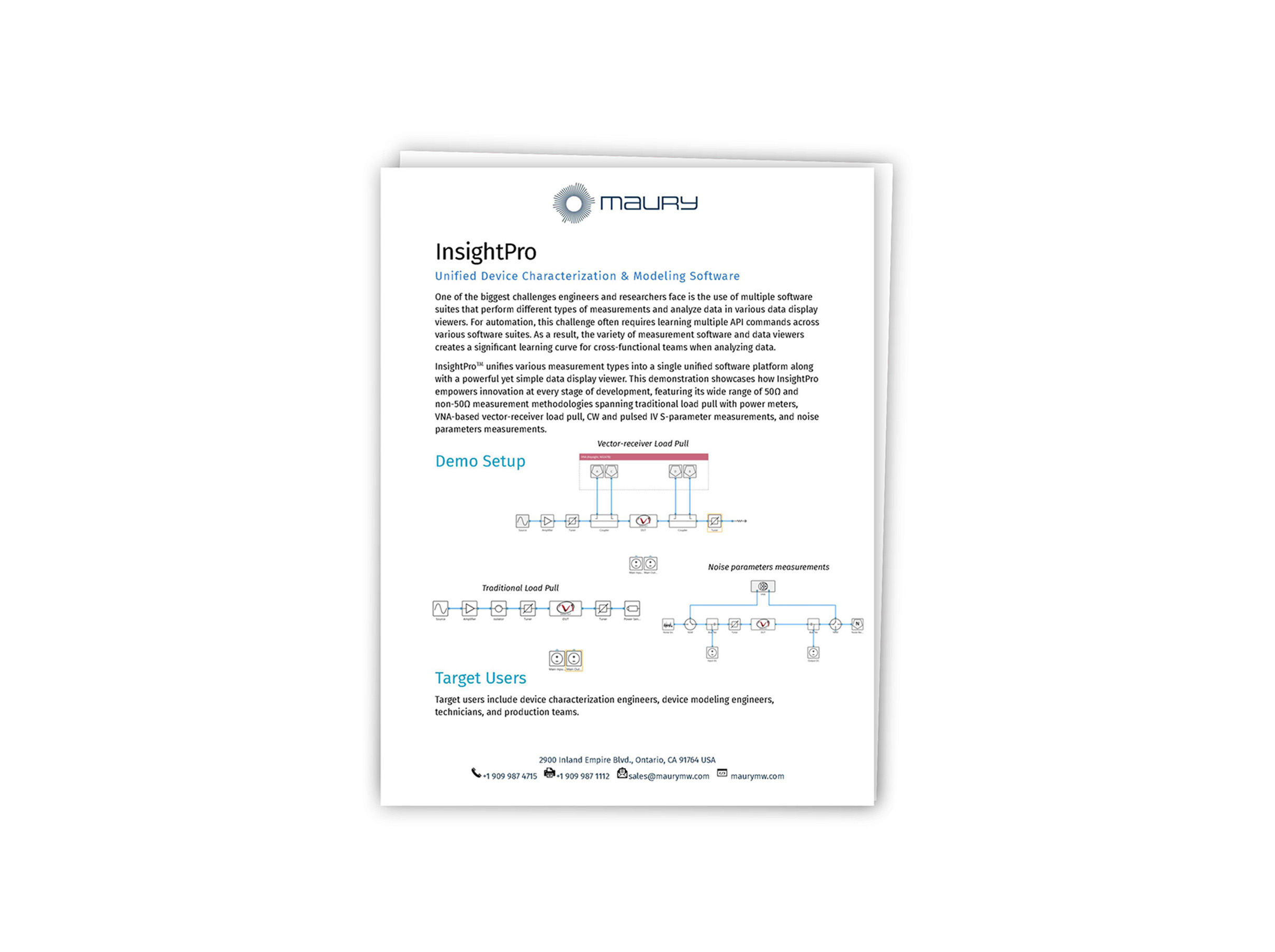 IMS 2025: InsightPro—Unified Device Characterization & Modeling Software - Maury Microwave