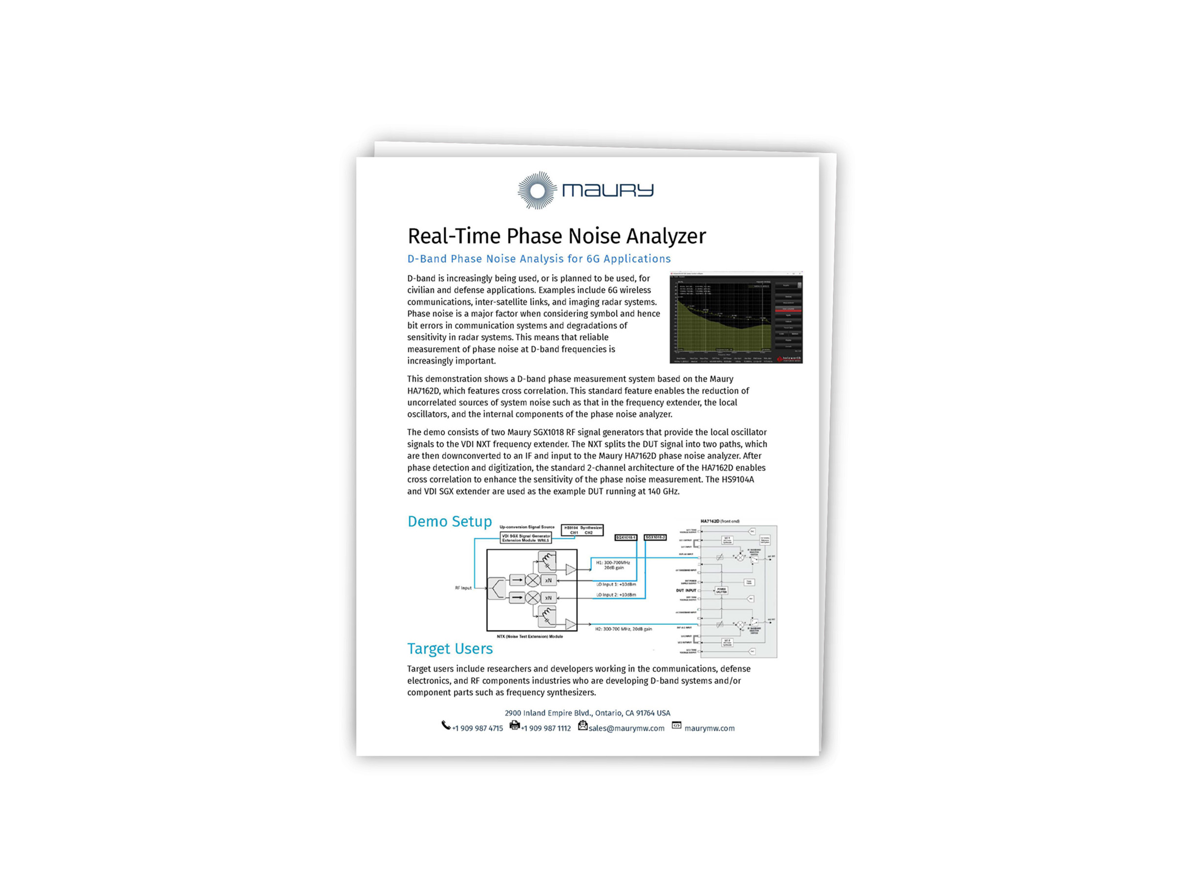 IMS 2025: Real-Time Phase Noise Analyzer—D-Band Phase Noise Analysis ...