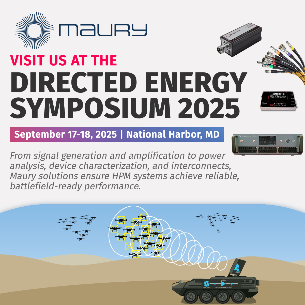 Directed Energy Symposium 2025 - Maury Microwave