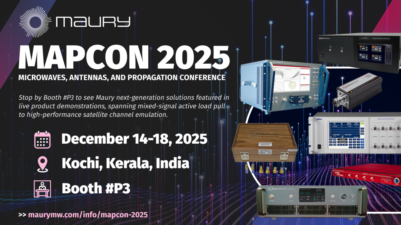 MAPCON 2025 - Maury Microwave